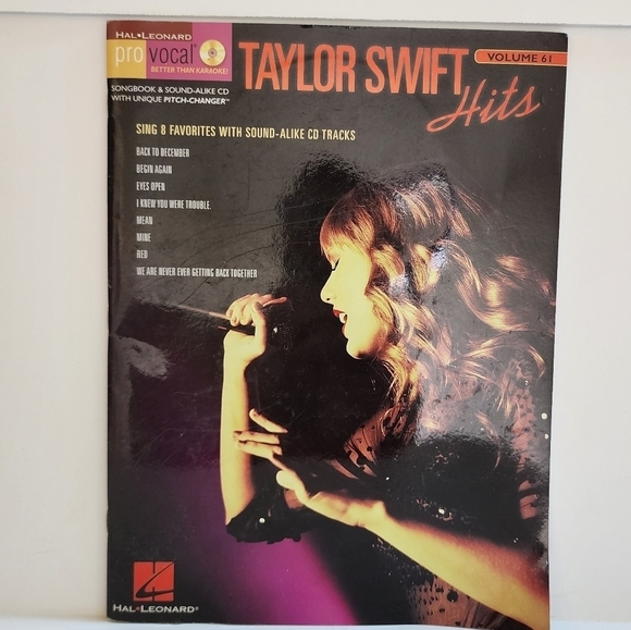 Taylor Swift | Media | Taylor Swift Pro Vocal Cd Volume 6 Sheet Music ...